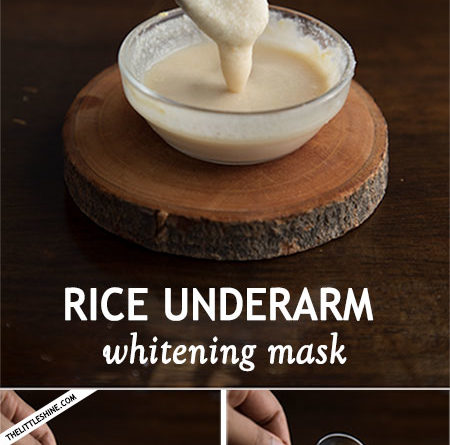 RICE UNDERARM WHITENING MASK - The Little Shine