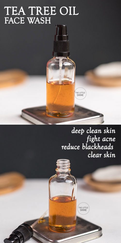 TEA TREE FACE CLEANSER to fight and prevent acne - The Little Shine