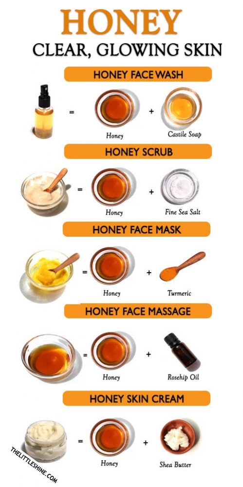 HONEY FOR CLEAR GLOWING SKIN - The Little Shine
