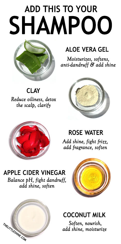 THINGS TO ADD TO YOUR SHAMPOO FOR HEALTHY HAIR GROWTH - The Little Shine
