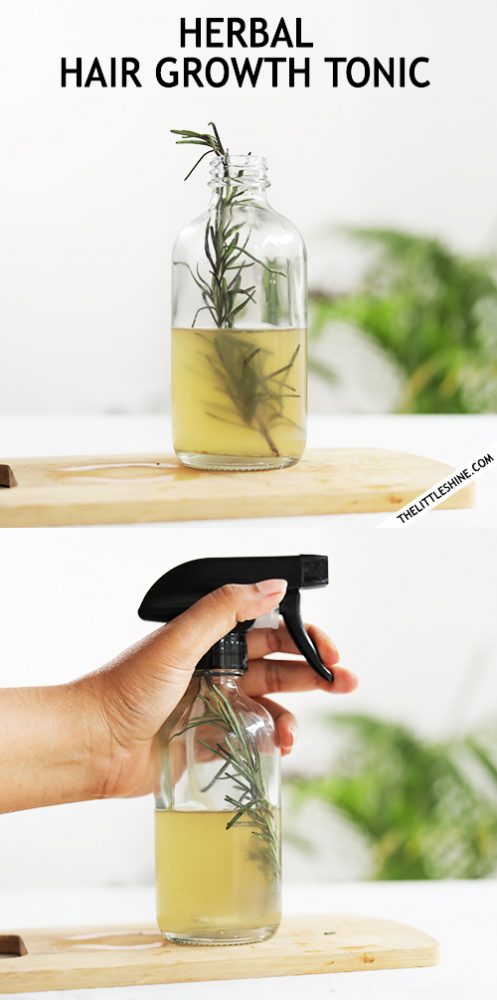HERBAL HAIR GROWTH TONIC - faster and thicker hair growth - The Little ...