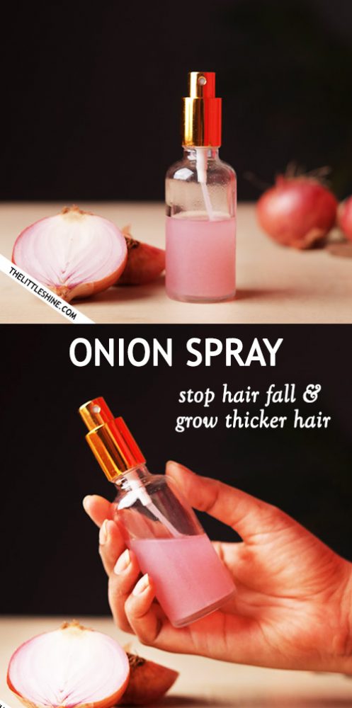 ONION JUICE HAIR SPRAY FOR THICKER HAIR GROWTH AND STOP HAIR FALL - The ...