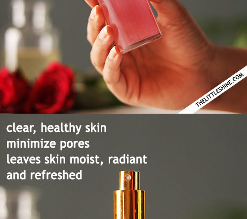 SKIN GLOW FACE MIST - clear and glowing skin - The Little Shine