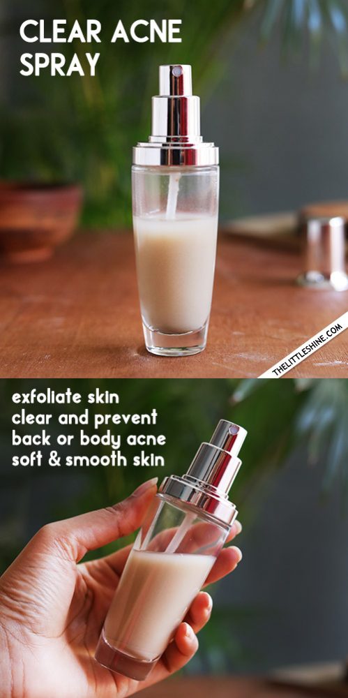 CLEAR ACNE SPRAY - heal back and body - The Little Shine