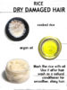 RICE OVERNIGHT REMEDIES for longer hair and clear skin - The Little Shine