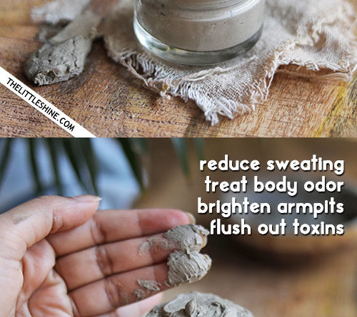ARMPIT DETOX MASK - fresh clean and whiter underarms - The Little Shine
