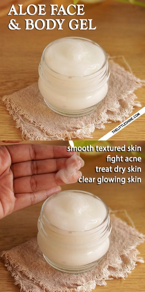 ALOE VERA FACE AND BODY GEL for clear and glowing skin - The Little Shine