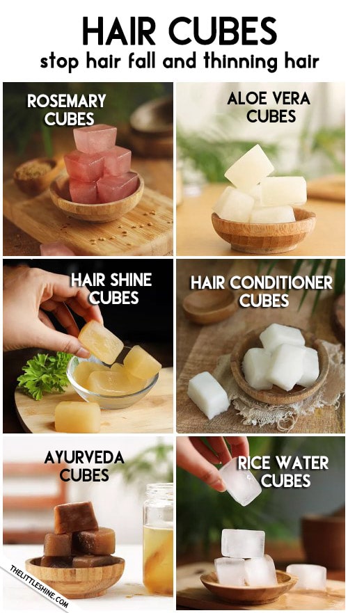 HAIR CUBES stop hair fall and grow thicker hair - The Little Shine