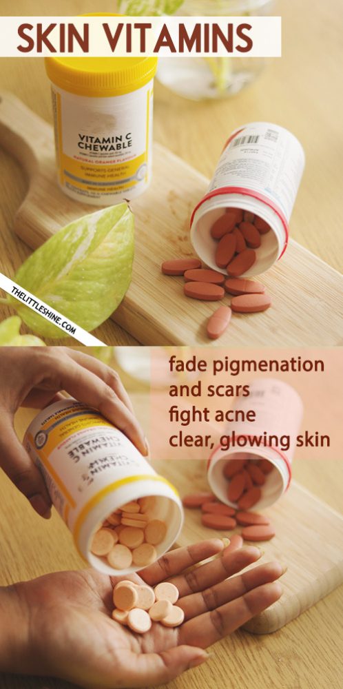 6 BEST VITAMINS FOR CLEAR GLOWING SKIN - The Little Shine