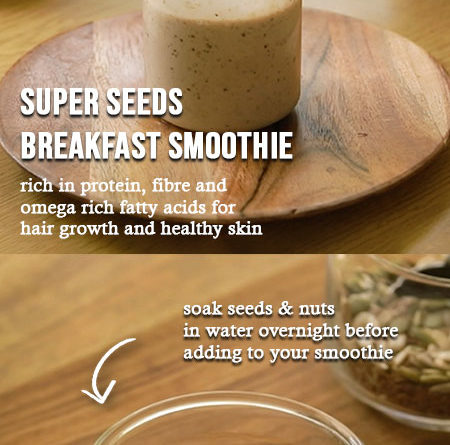 5 MINUTES SUPER SEEDS BREAKFAST SMOOTHIE AND SMOOTHIE BOWL - The Little ...