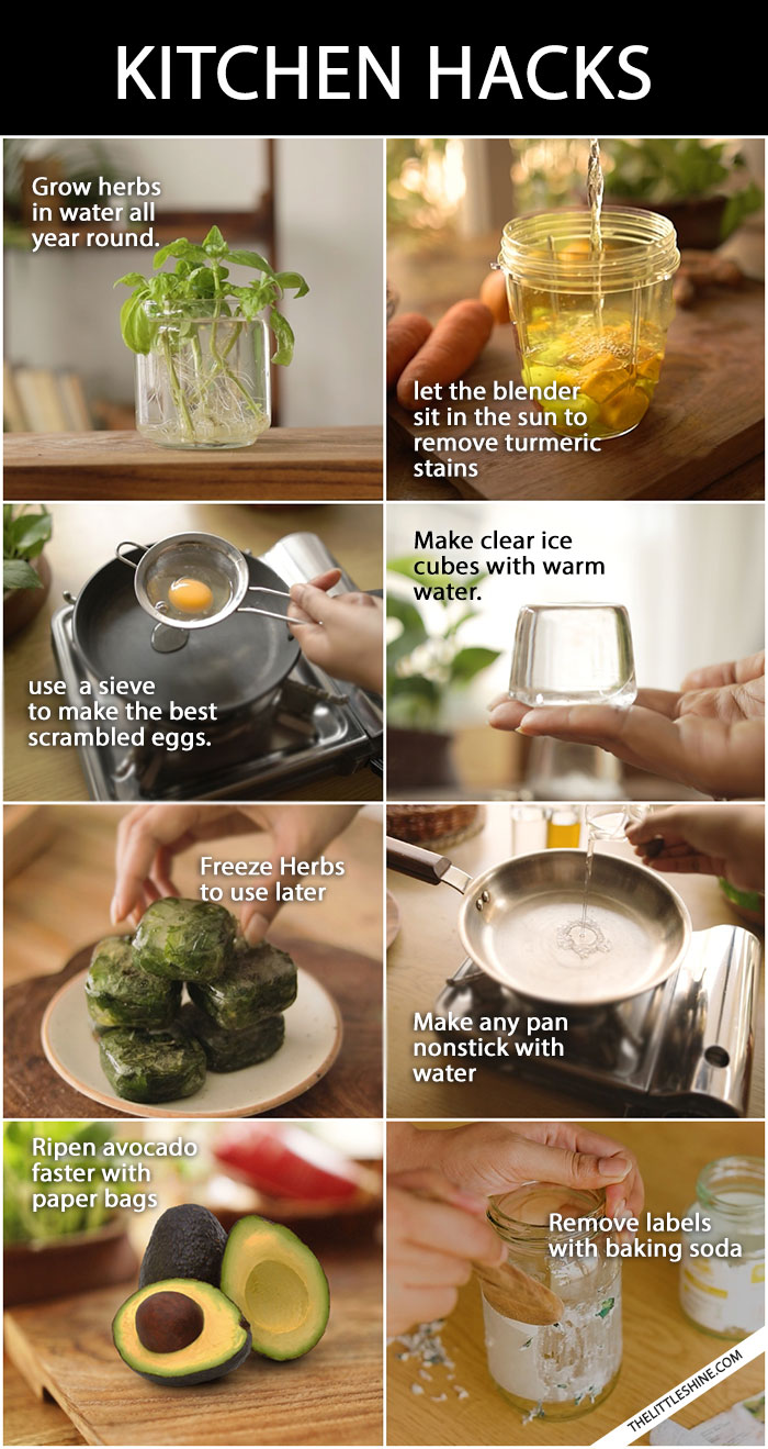 15 best KITCHEN HACKS you wish you knew sooner - The Little Shine