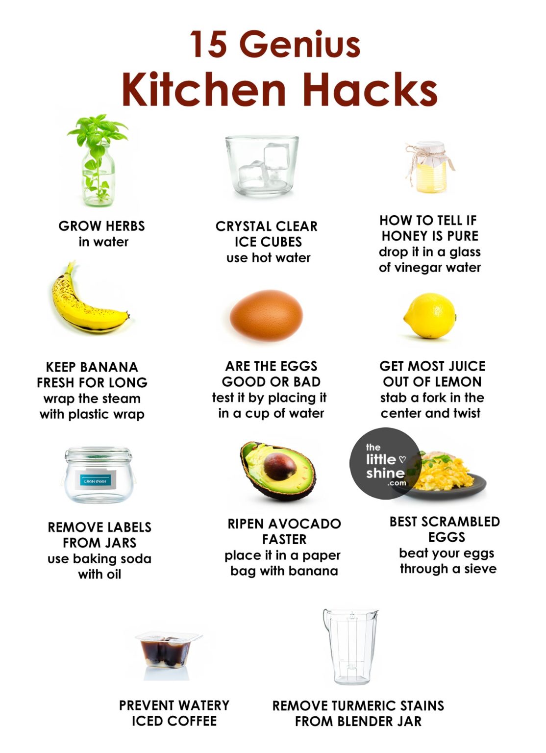 15 best KITCHEN HACKS you wish you knew sooner - The Little Shine