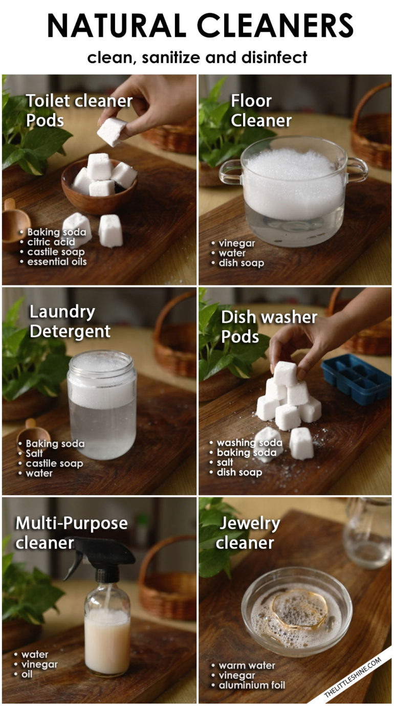 12 NATURAL HOMEMADE CLEANERS that will clean, sanitize and disinfect ...