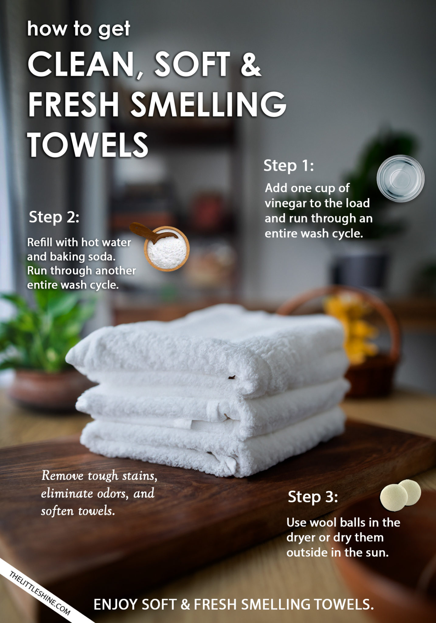 How to Wash Towels to Keep Them clean, Soft and Smelling Fresh - The ...