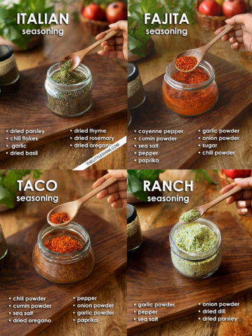 How To Make 7 Different Spice Blends at Home - The Little Shine