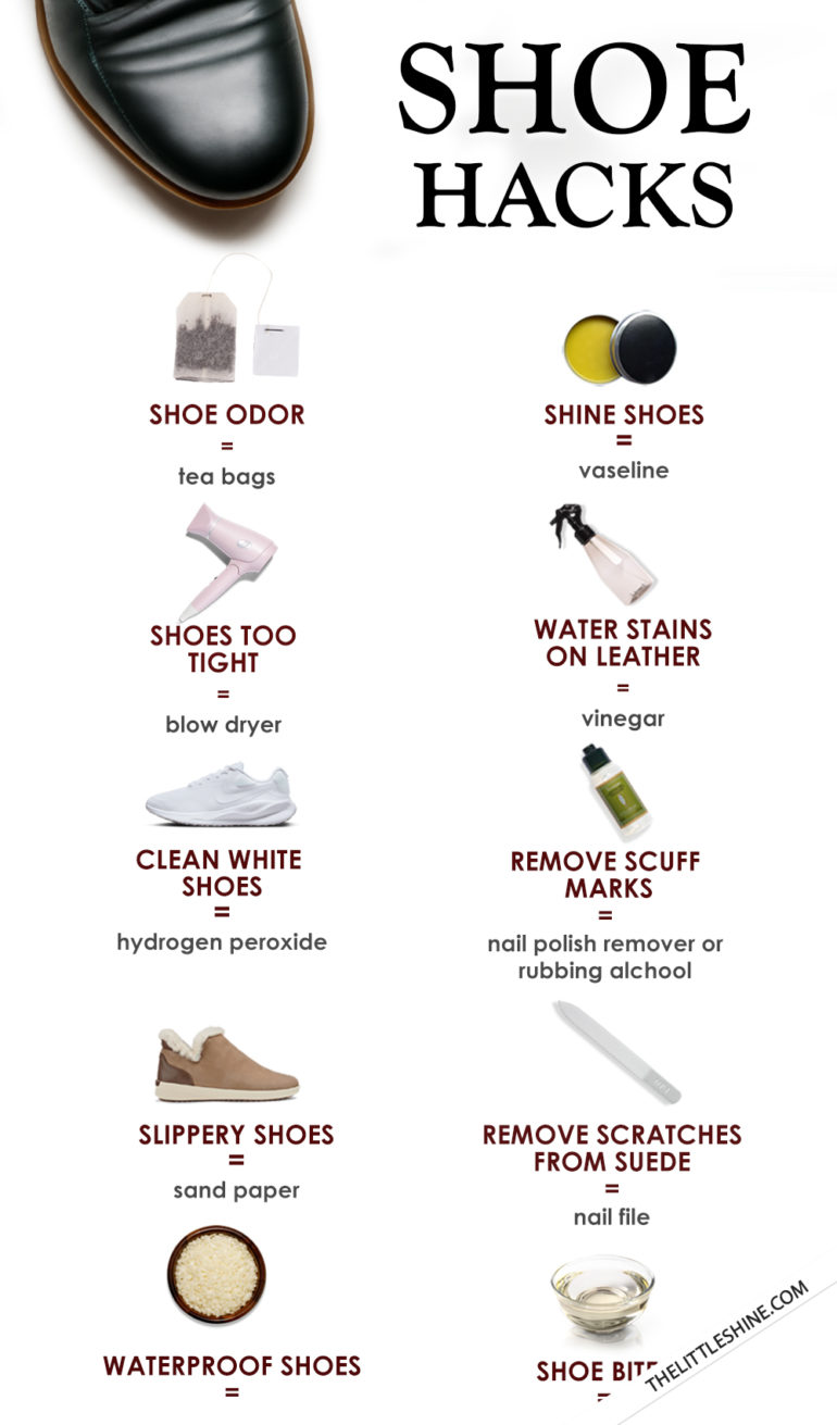 10 Best Shoe Hacks you need to know - The Little Shine