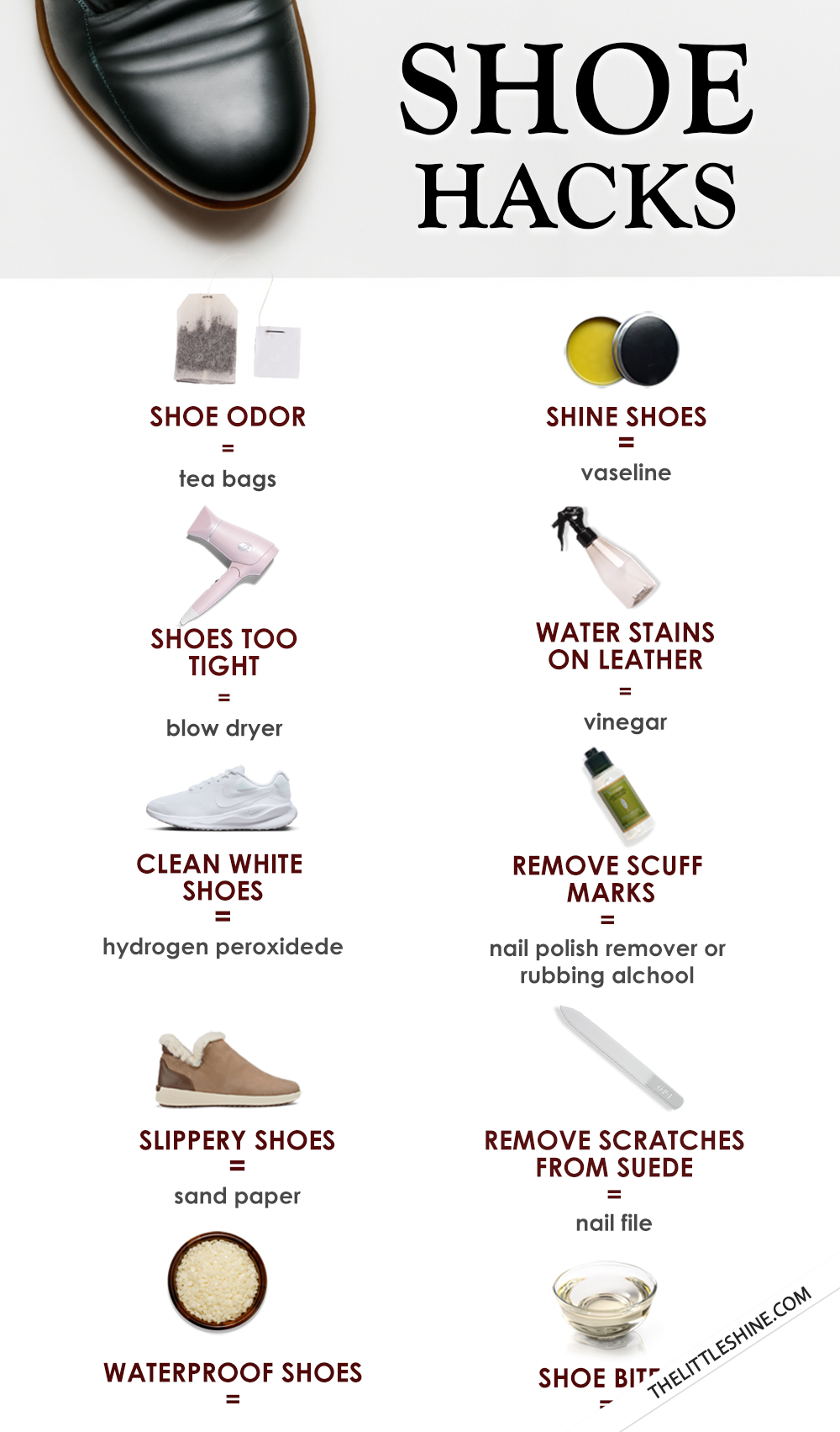 10 Best Shoe Hacks you need to know - The Little Shine