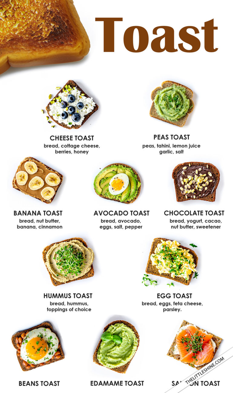 10 PROTEIN RICH DELICIOUS AND HEALTHY TOAST RECIPES - The Little Shine