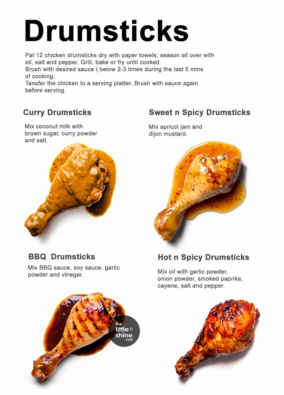 8 Delicious and Super Easy Chicken Drumsticks - The Little Shine