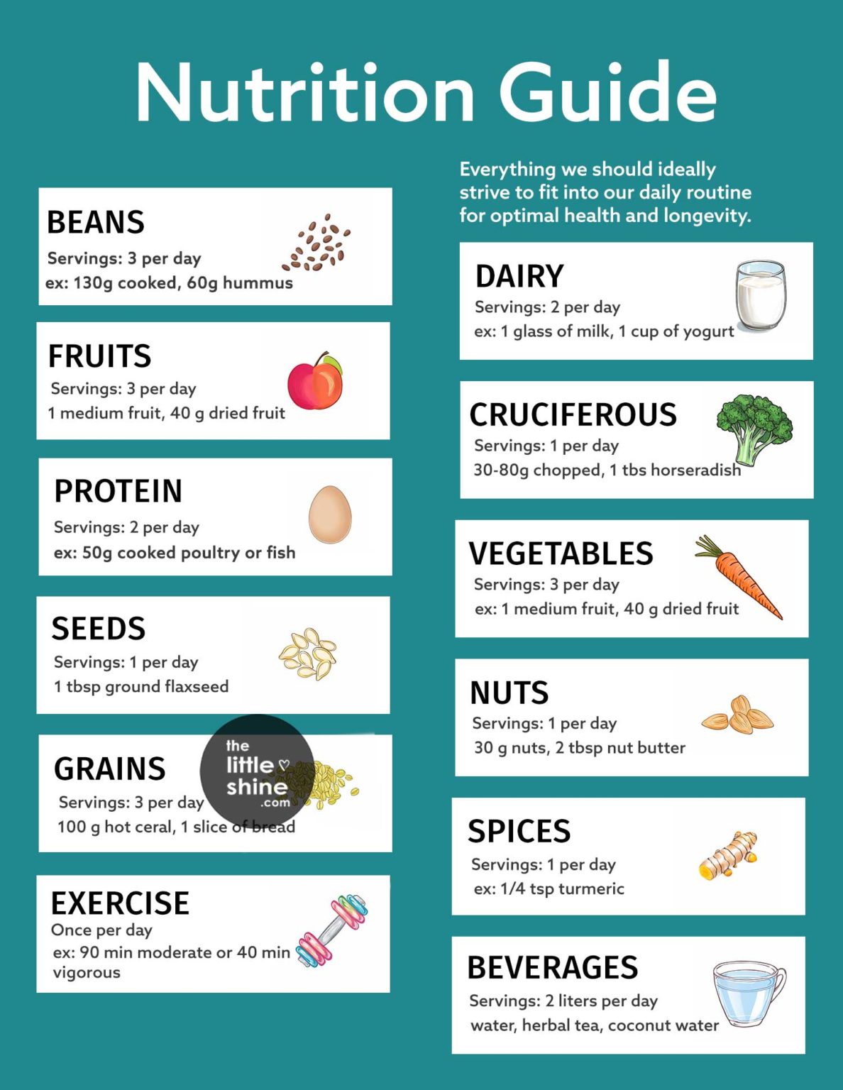 Nutrition Guide - The Little Shine