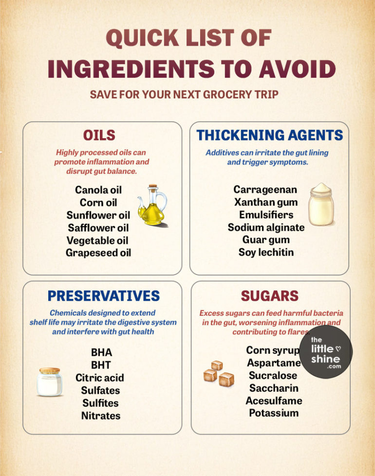 Avoid These Toxic Common Grocery Ingredients - The Little Shine