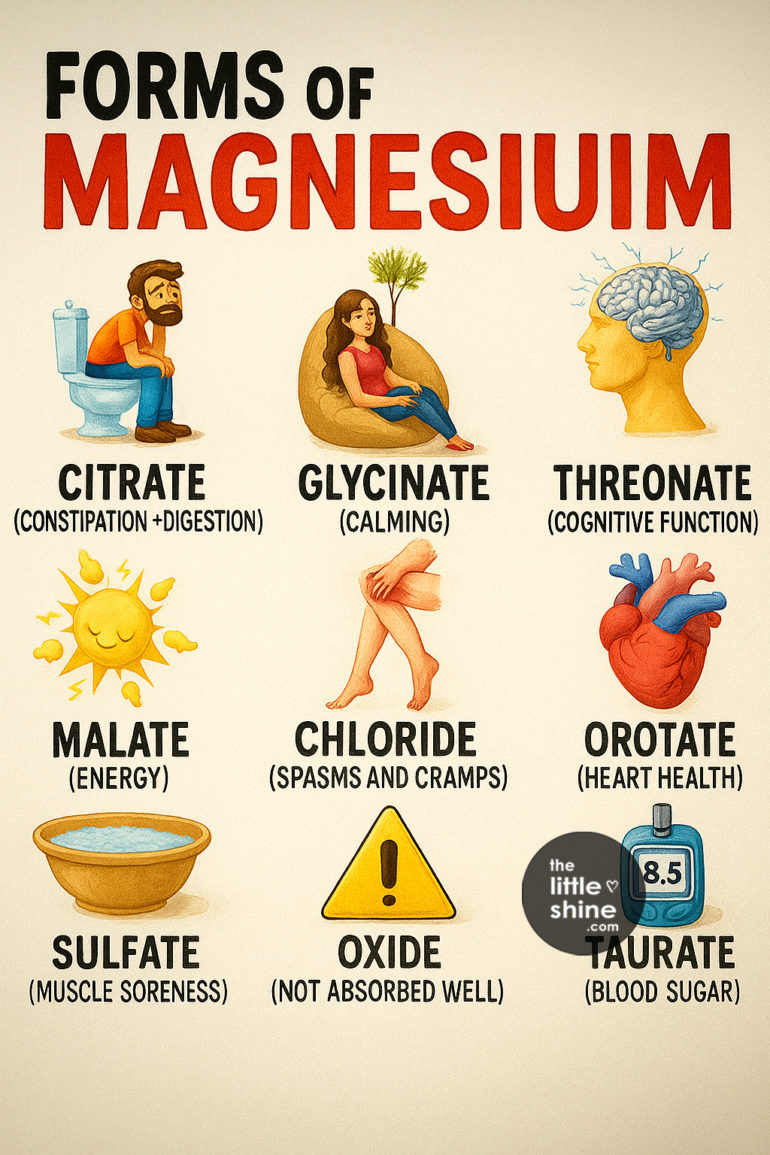 Types of Magnesium - The Little Shine