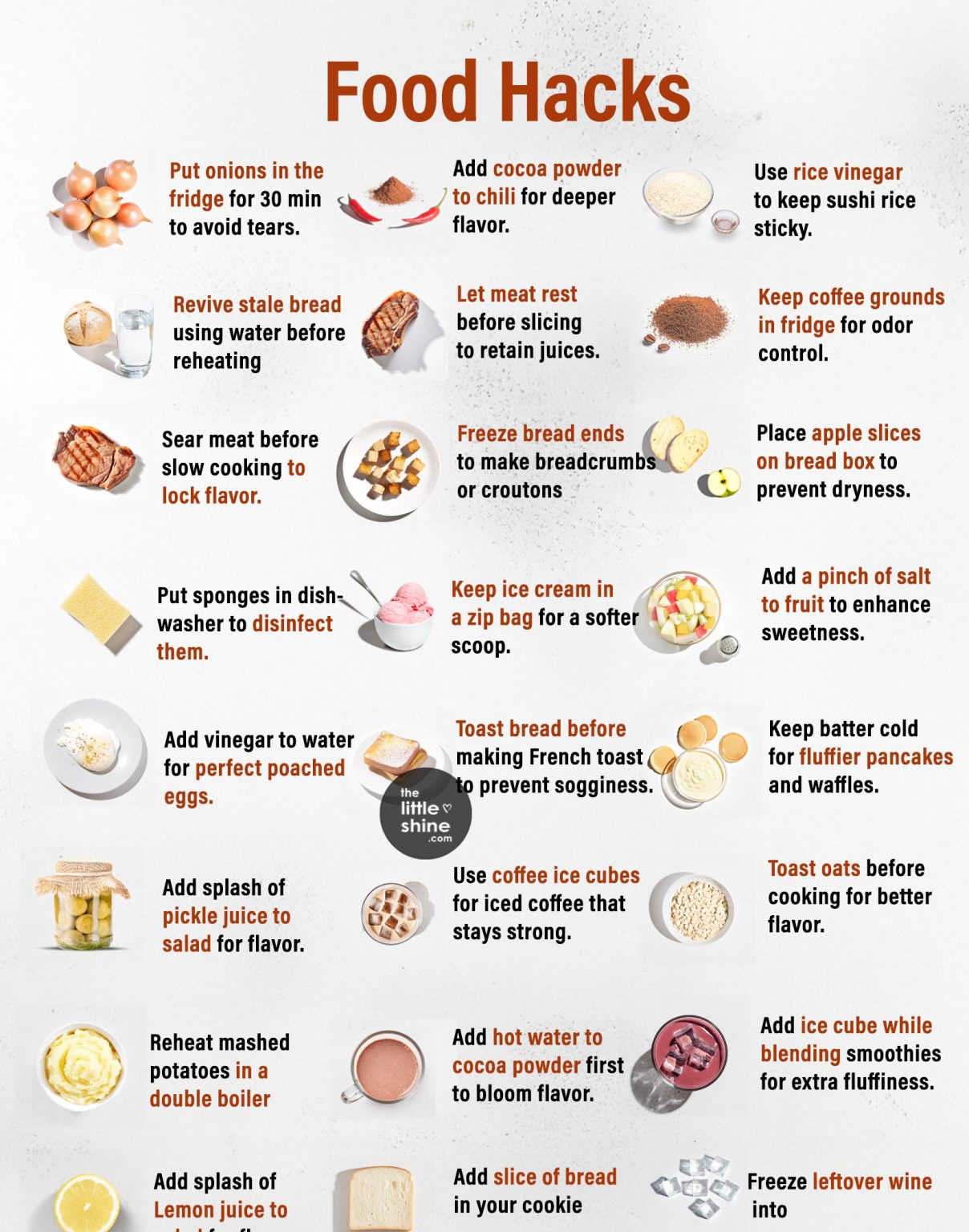 Smart Food Hacks to Make Cooking Easier and Smarter - Part 1 - The ...