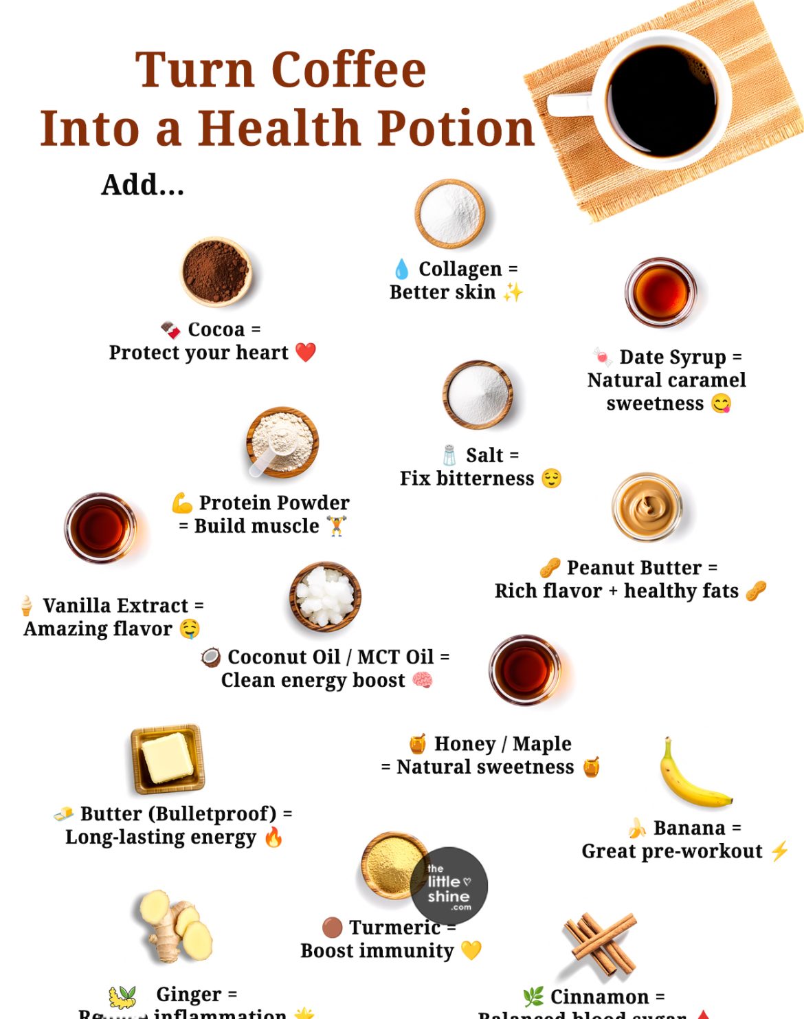 Boost Your Coffee: Simple Add-Ins With Big Benefits ☕ - The Little Shine