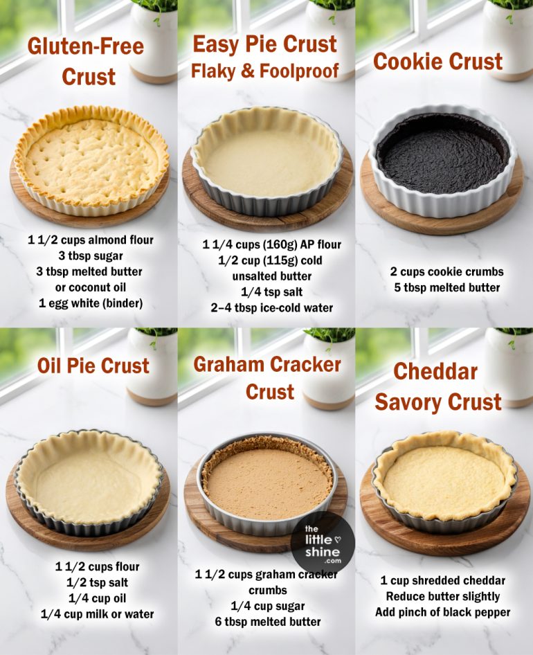 🥧 Pie Crusts 101: Easy Crusts for Every Pie - The Little Shine