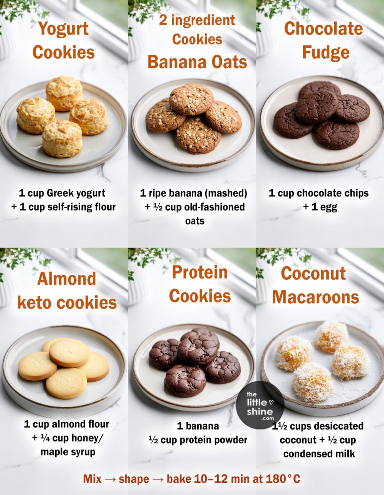 2-Ingredient 10 Cookies: The Easiest Baking Recipes for Instant Treats ...