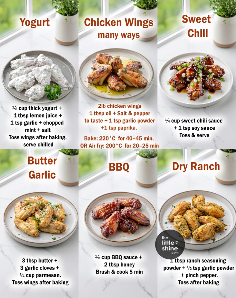 The Ultimate Chicken Wings Guide - The Little Shine