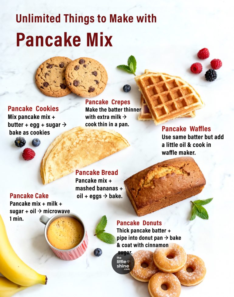 🥞 Delcious things You Can Make with Pancake Mix - The Little Shine