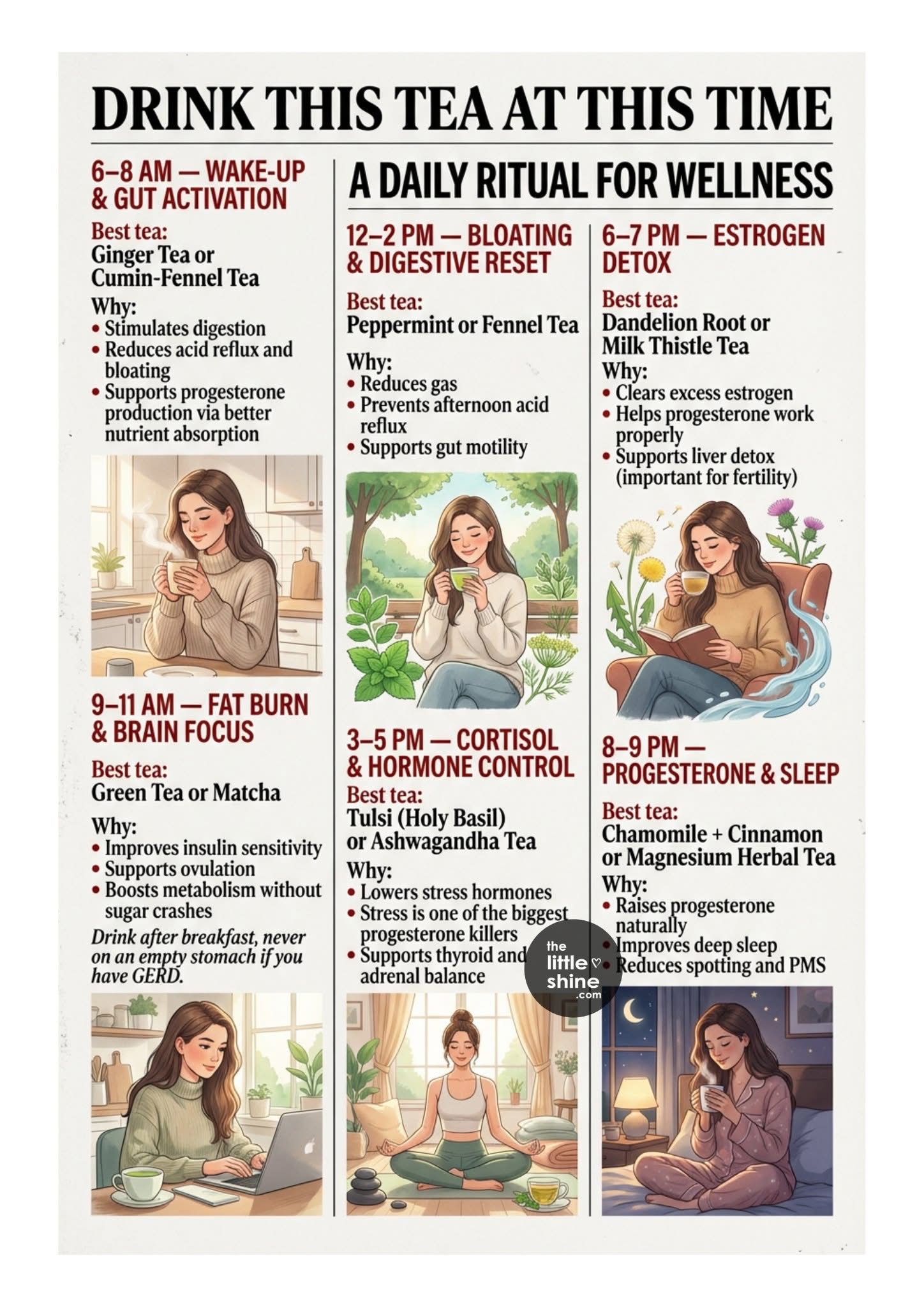 Drink This Tea at This Time - A Daily Tea Ritual for Digestion ...