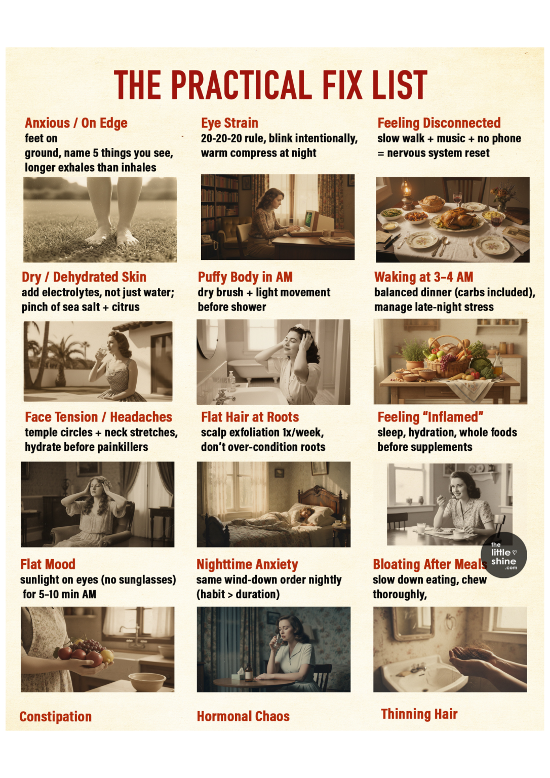 The Practical Fix List - Everyday Solutions for Common Wellness Issues ...
