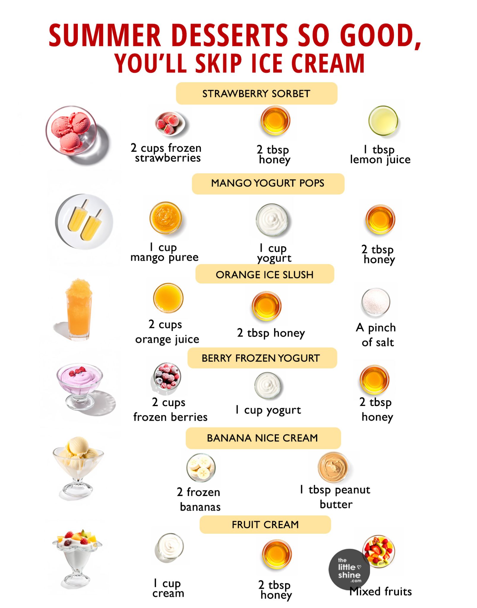 Summer Desserts So Good, You’ll Skip Ice Cream - The Little Shine